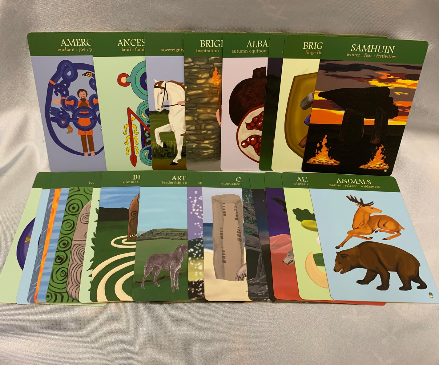 Druid Wisdom Oracle Deck by Sandra Greenhalgh – OBOD Store