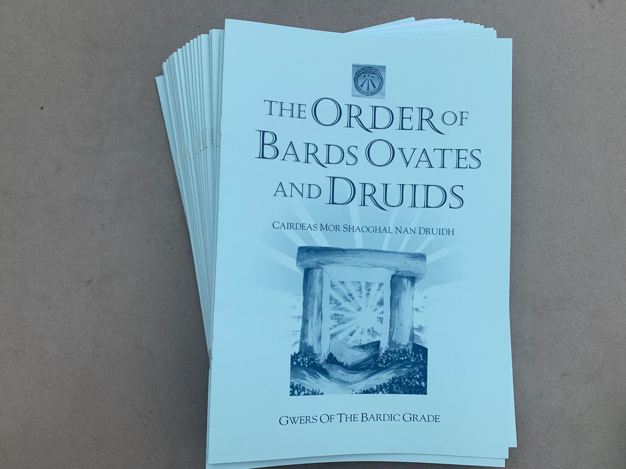 Ersatzhefte Barden Gwers in deutsch – OBOD Store