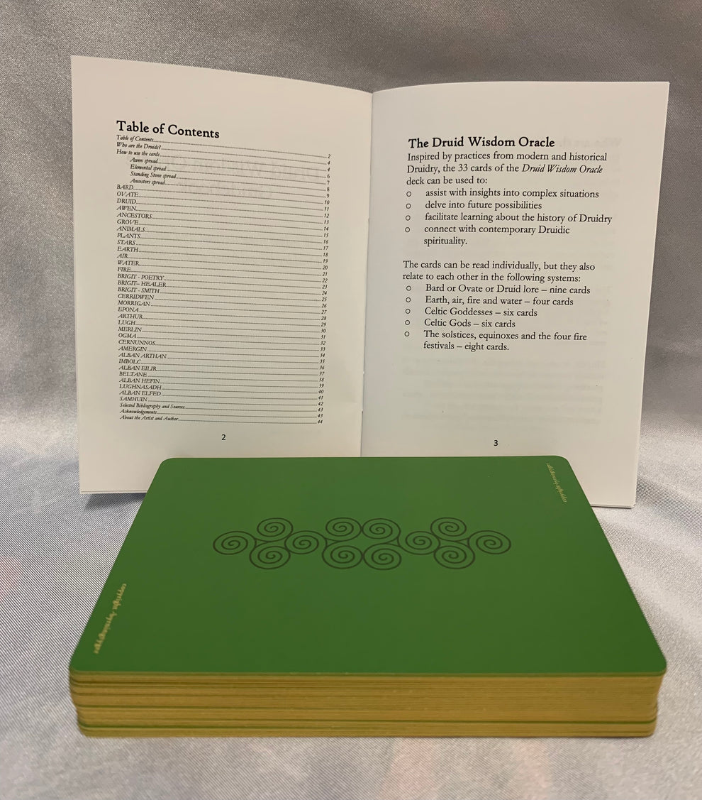 Druid Wisdom Oracle Deck by Sandra Greenhalgh – OBOD Store